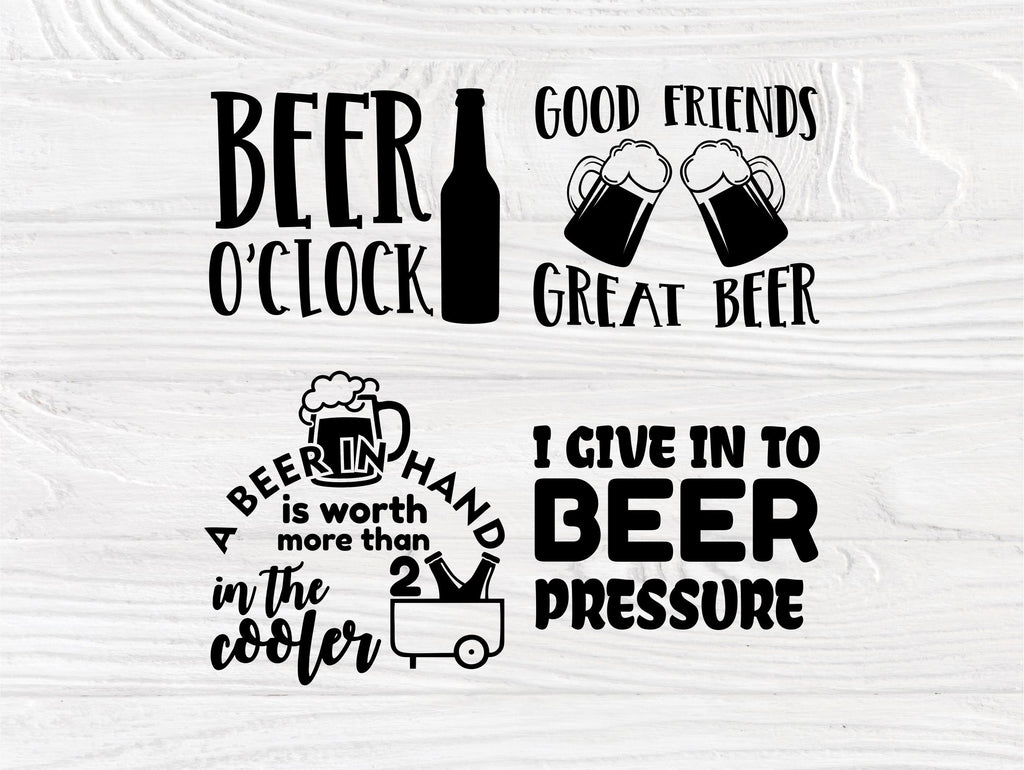 Beer SVG Bundle, Craft Beer Svg, Alcohol Cut Files - So Fontsy