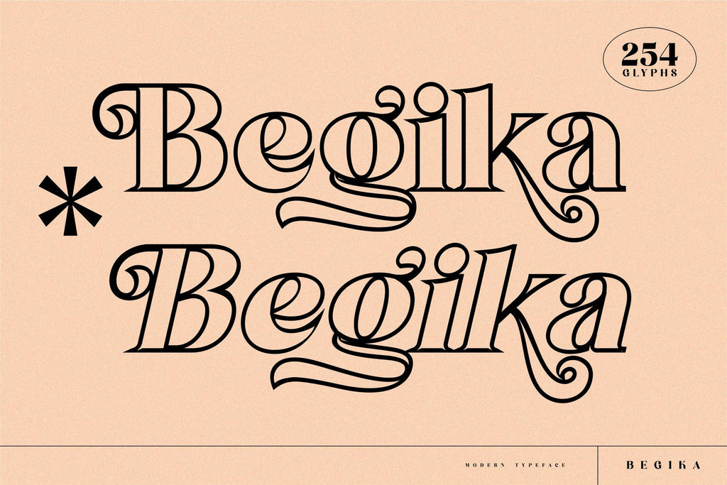 Begika Typeface - So Fontsy