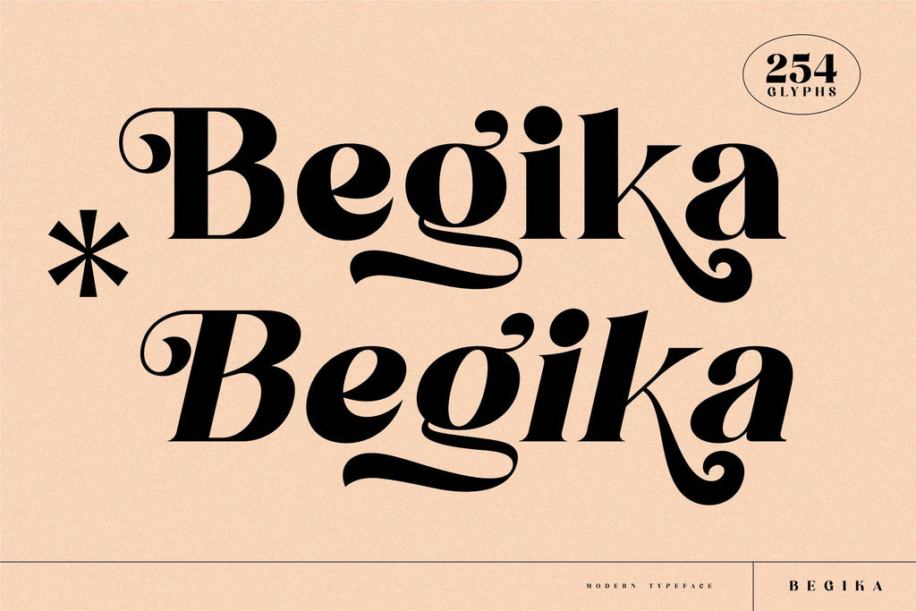 Begika Typeface - So Fontsy