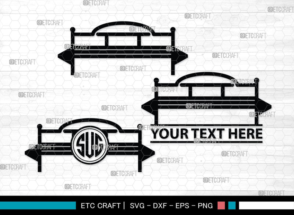 Bench Monogram, Bench Silhouette, Bench SVG, Park Bench Svg, Wooden ...