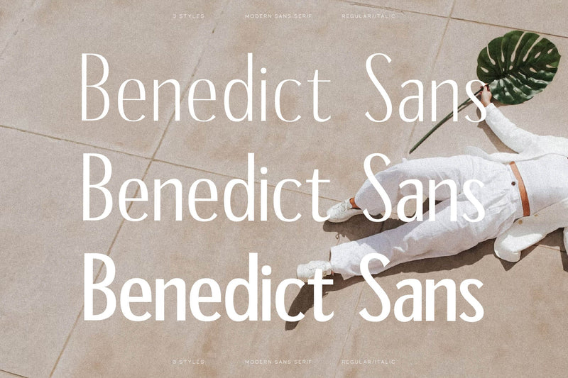 Benedict Family Typeface - So Fontsy