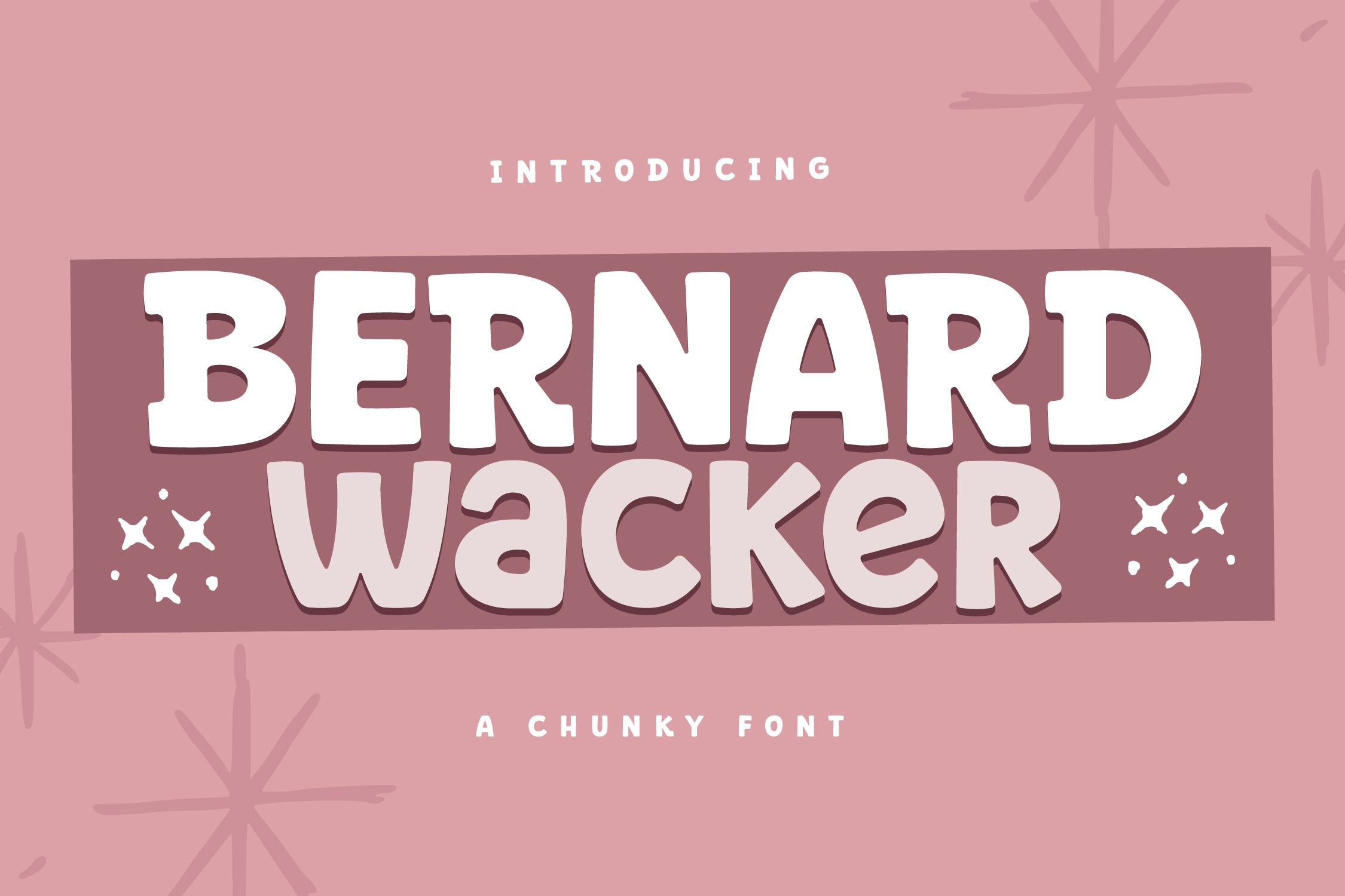 BERNARD WACKER Typeface - So Fontsy