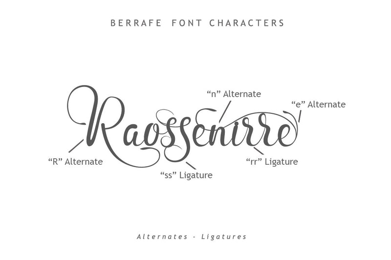 Berrafe Font - So Fontsy