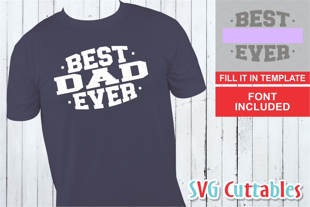 Best Ever svg template - So Fontsy