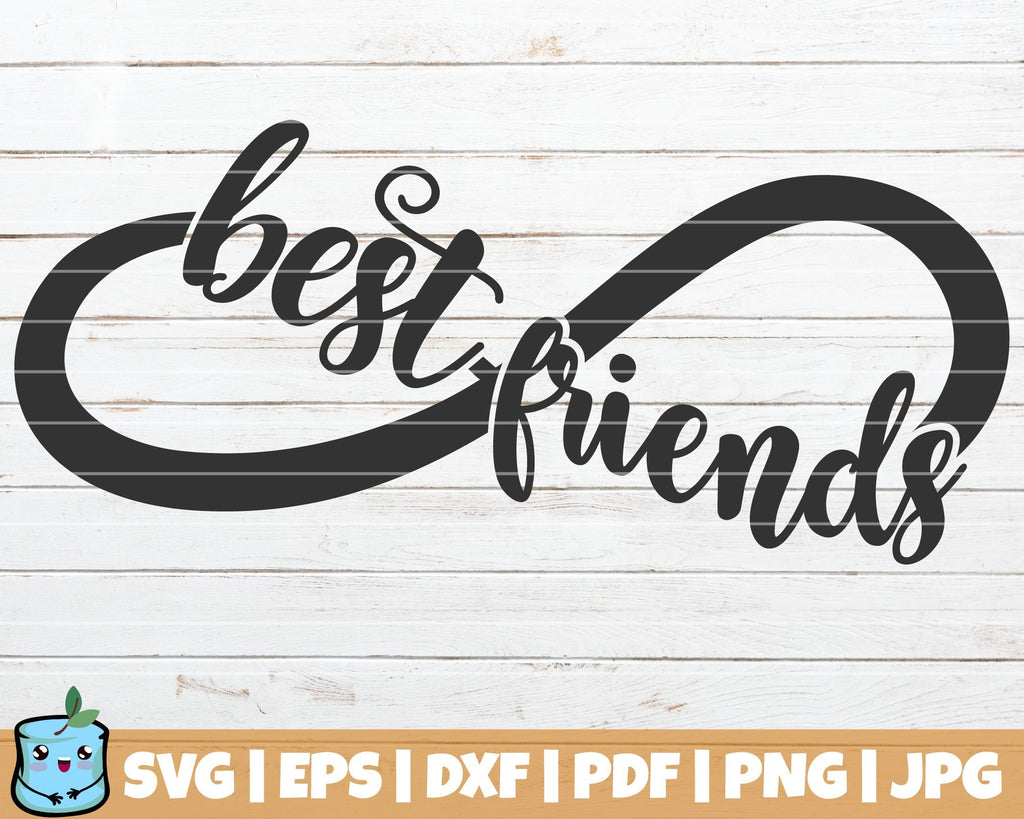 Best Friends Infinity Sign - So Fontsy