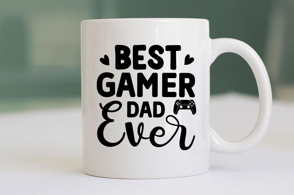 Best gamer dad ever SVG - So Fontsy