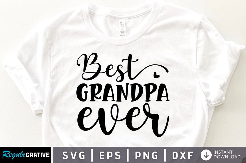 Best grandpa ever SVG - So Fontsy