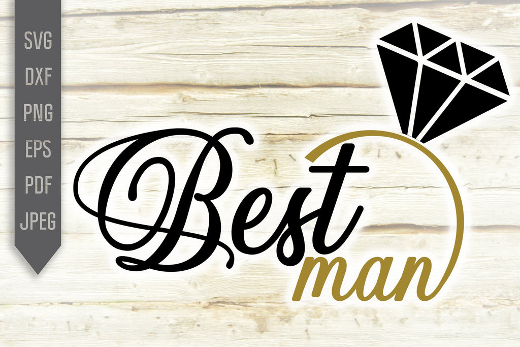 Best Man Svg. Groomsman Svg. Wedding Svg. Groom Team Svg. Wedding Roles ...