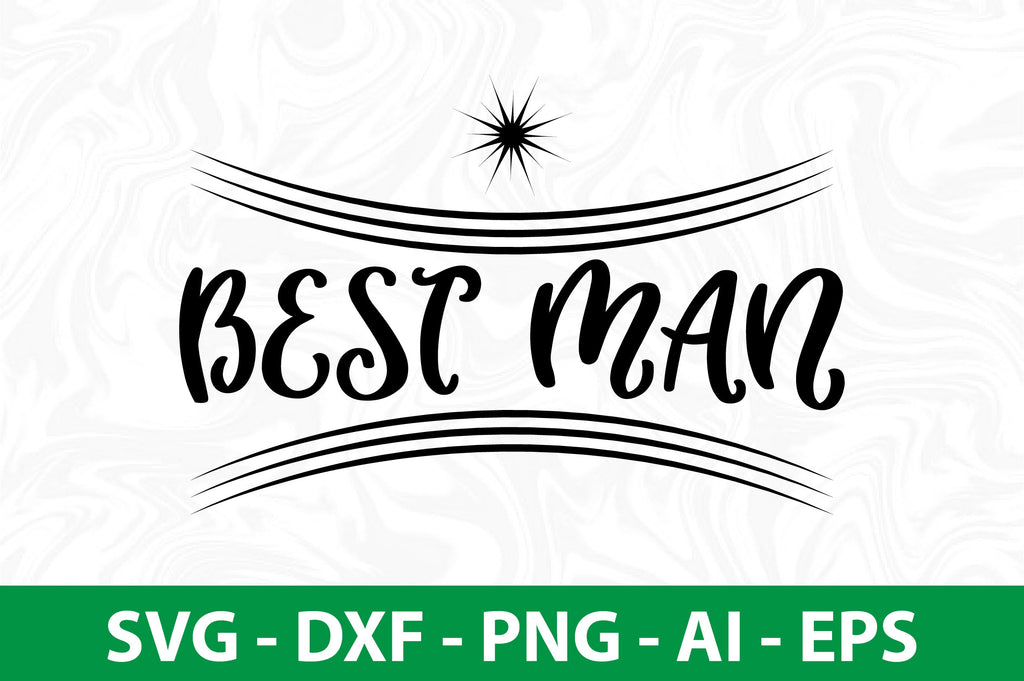 best man svg - So Fontsy