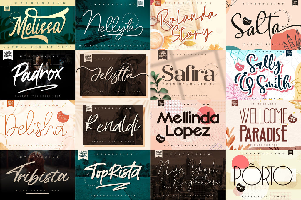Best Seller - Mega Bundle 144 Fonts - So Fontsy