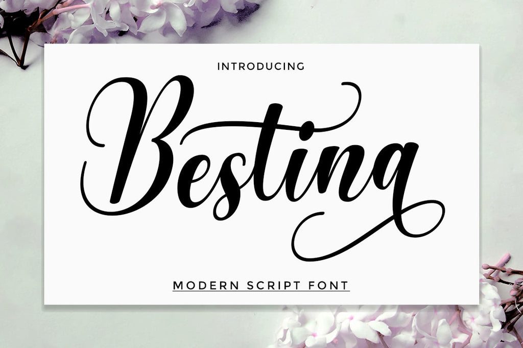 Bestina Script - So Fontsy