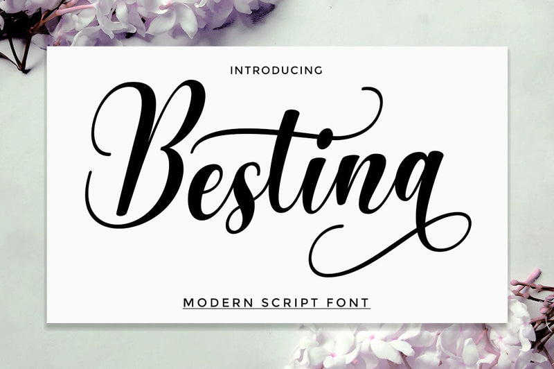 Bestina Script - So Fontsy