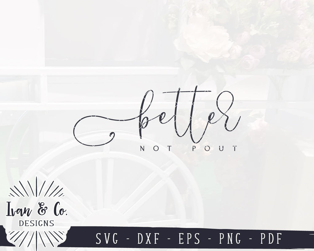 Better Not Pout SVG Files | Christmas Sign SVG | Farmhouse Christmas ...