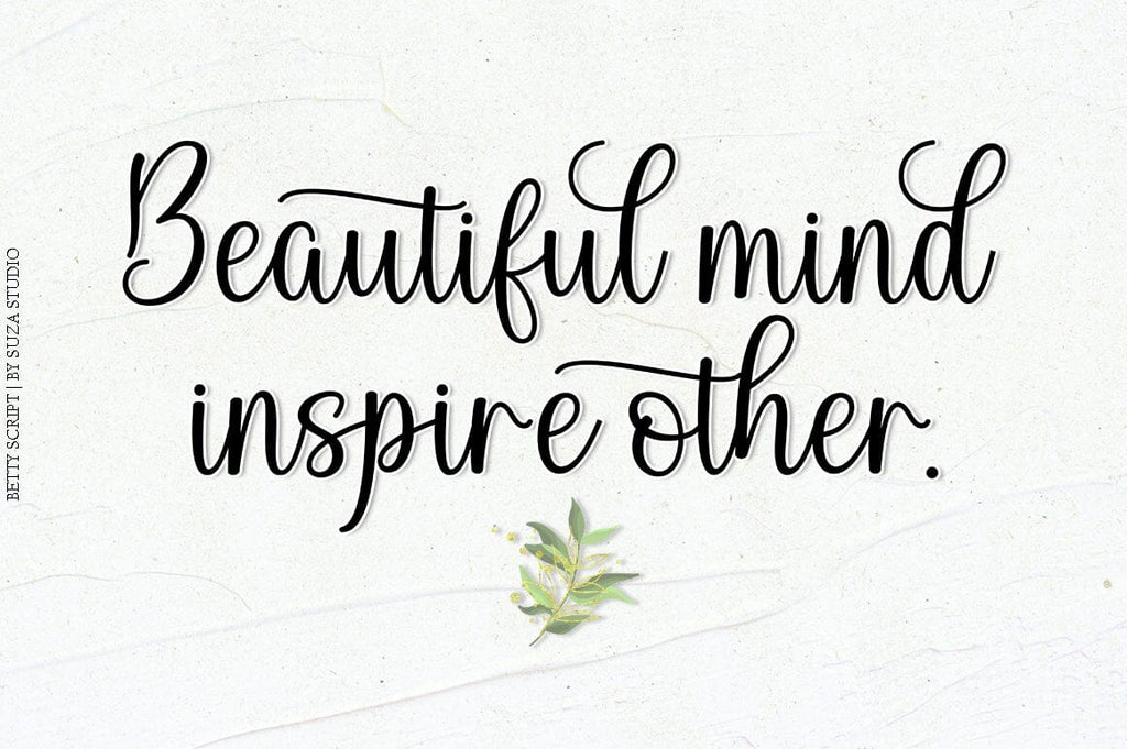 Betty Script - So Fontsy