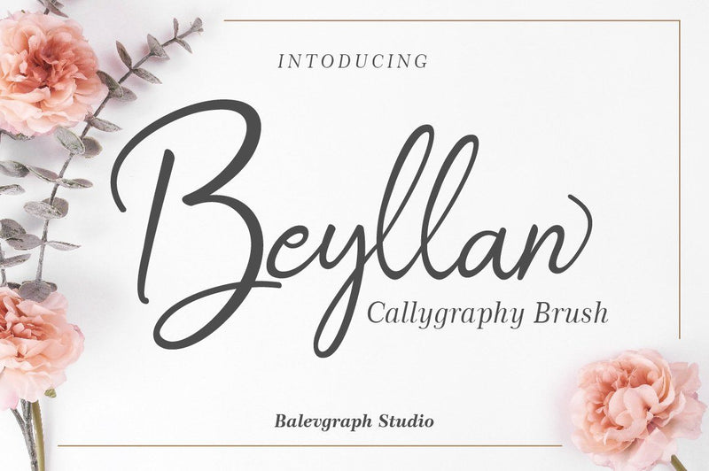 Beyllan Calligraphy Brush | So Fontsy