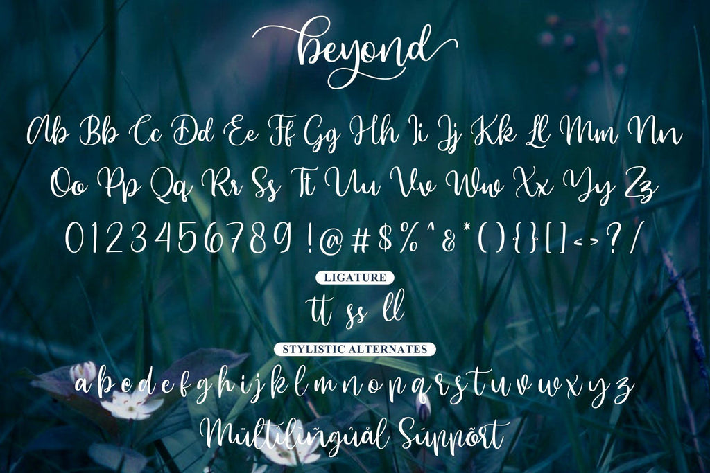 Beyond – Beauty Font - So Fontsy