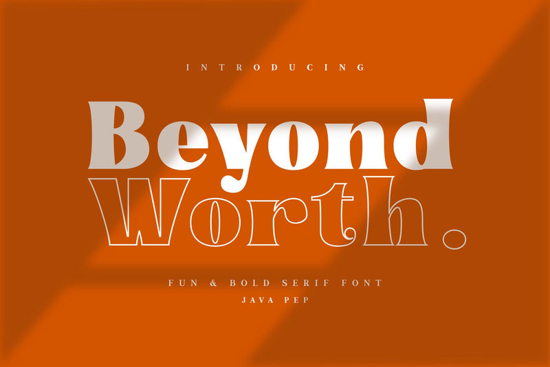 Beyond Worth - Fun & Bold - So Fontsy
