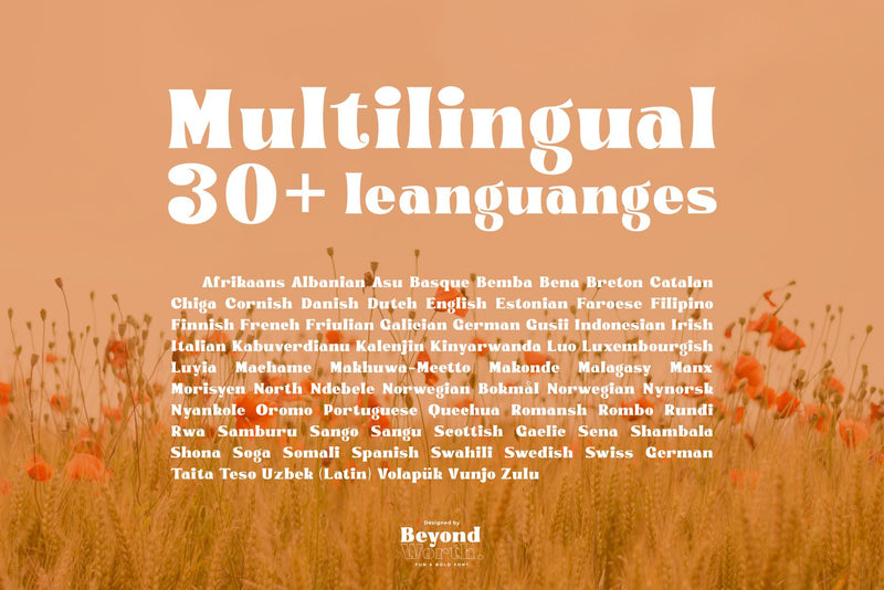 Beyond Worth - Fun & Bold - So Fontsy