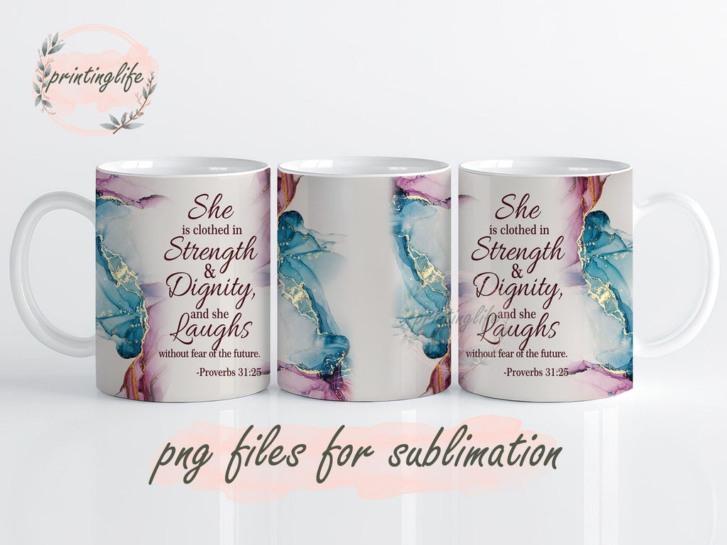 Bible Verse Proverbs 3125 Mug Wrap, Christian Inspiration Press ...