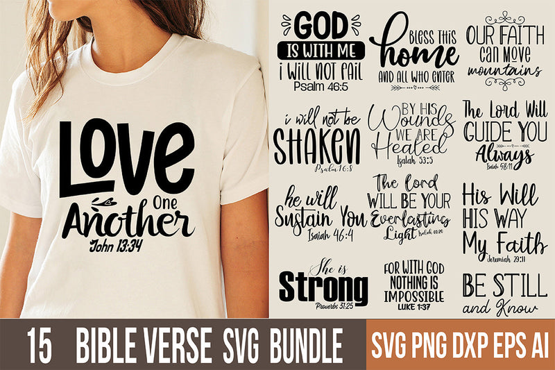 Bible Verse SVG Bundle - So Fontsy