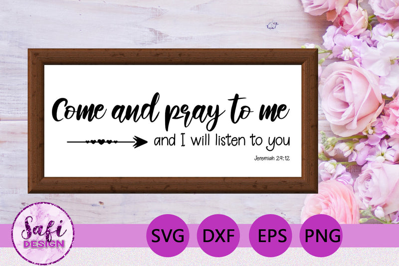 Bible Verses about Prayer Cut File Bundle - So Fontsy