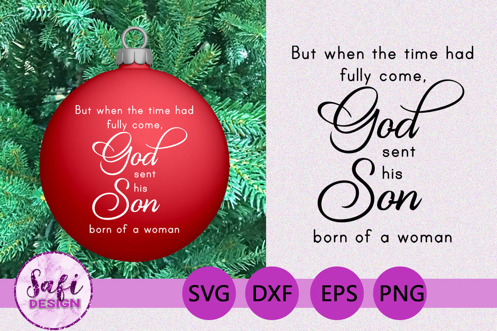 Bible Verses for Christmas Ornaments Set 2 - SVG - So Fontsy