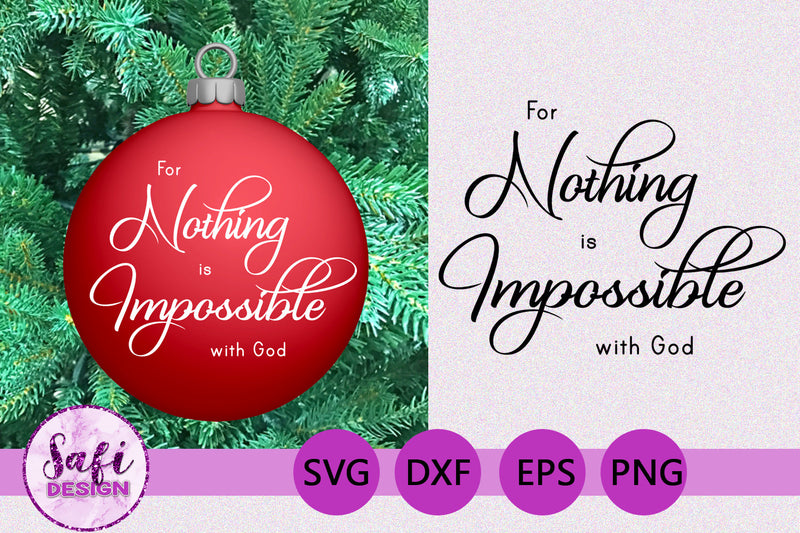 Bible Verses for Christmas Ornaments Set 2 - SVG - So Fontsy