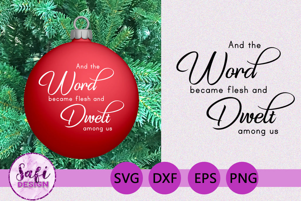 Bible Verses for Christmas Ornaments Set 2 - SVG - So Fontsy