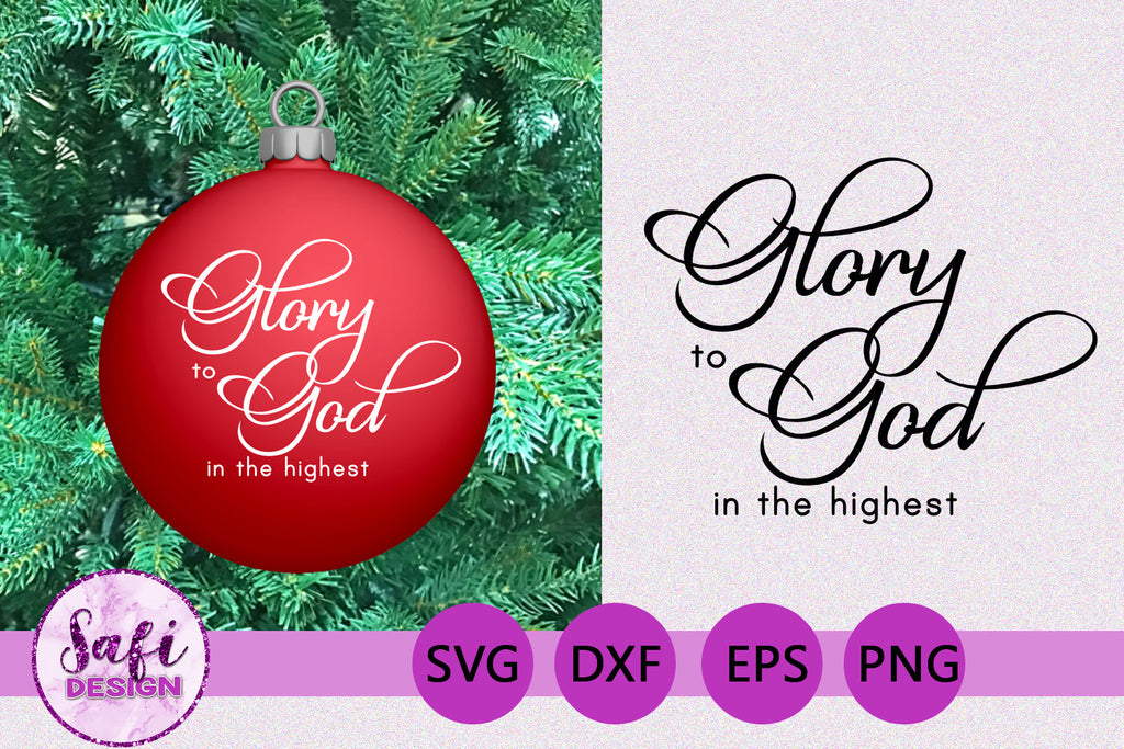 Bible Verses for Christmas Ornaments - SVG - So Fontsy
