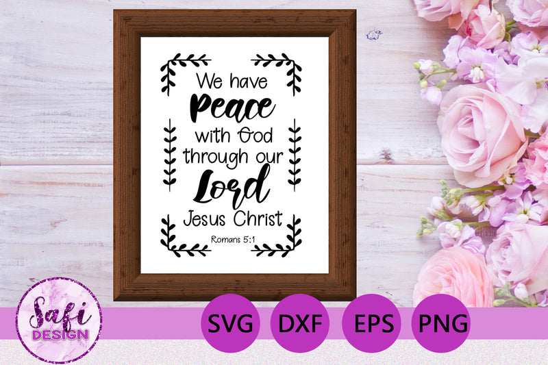 Bible Verses of Peace Cut File Bundle - So Fontsy