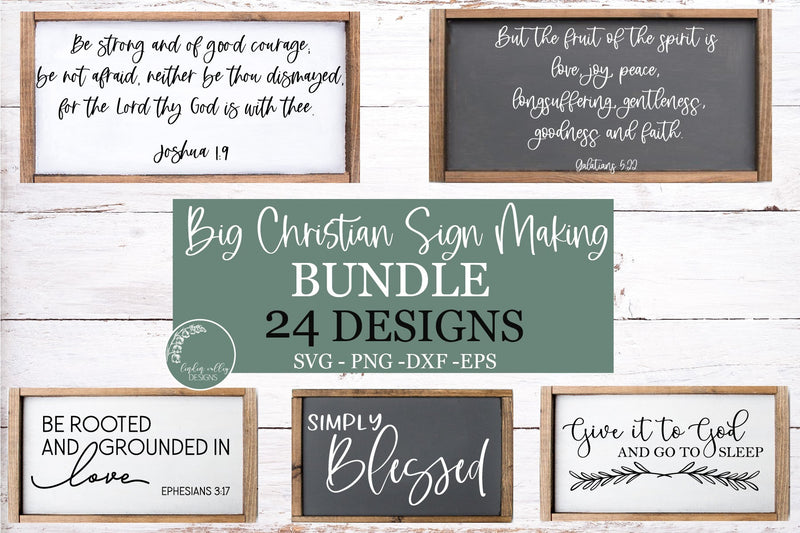 BIG Christian SVG Bundle- Bible Verse SVG Bundle - So Fontsy