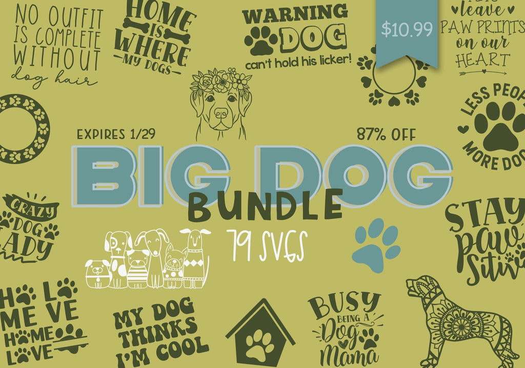 Dog Bundle Design Bundle | So Fontsy