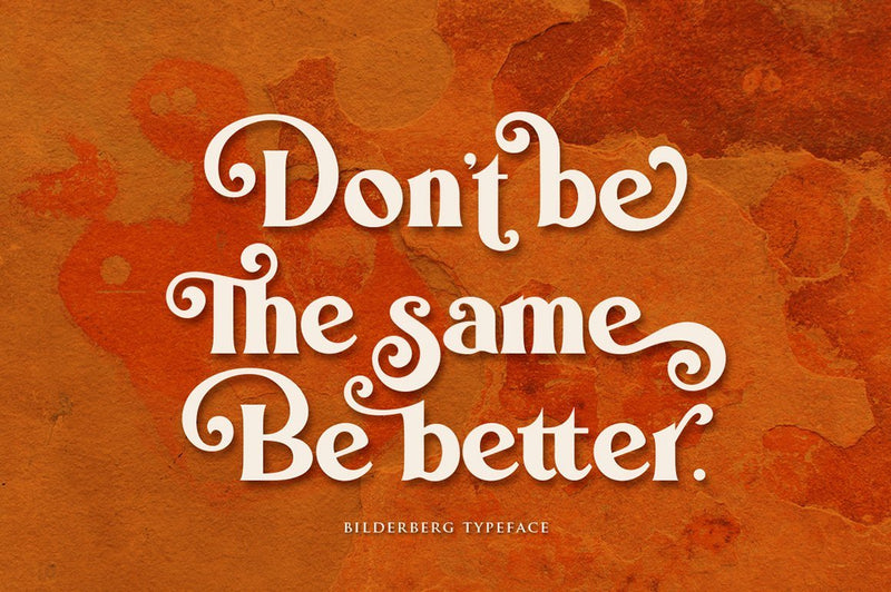 Bilderberg | Luxury Bold Serif - So Fontsy