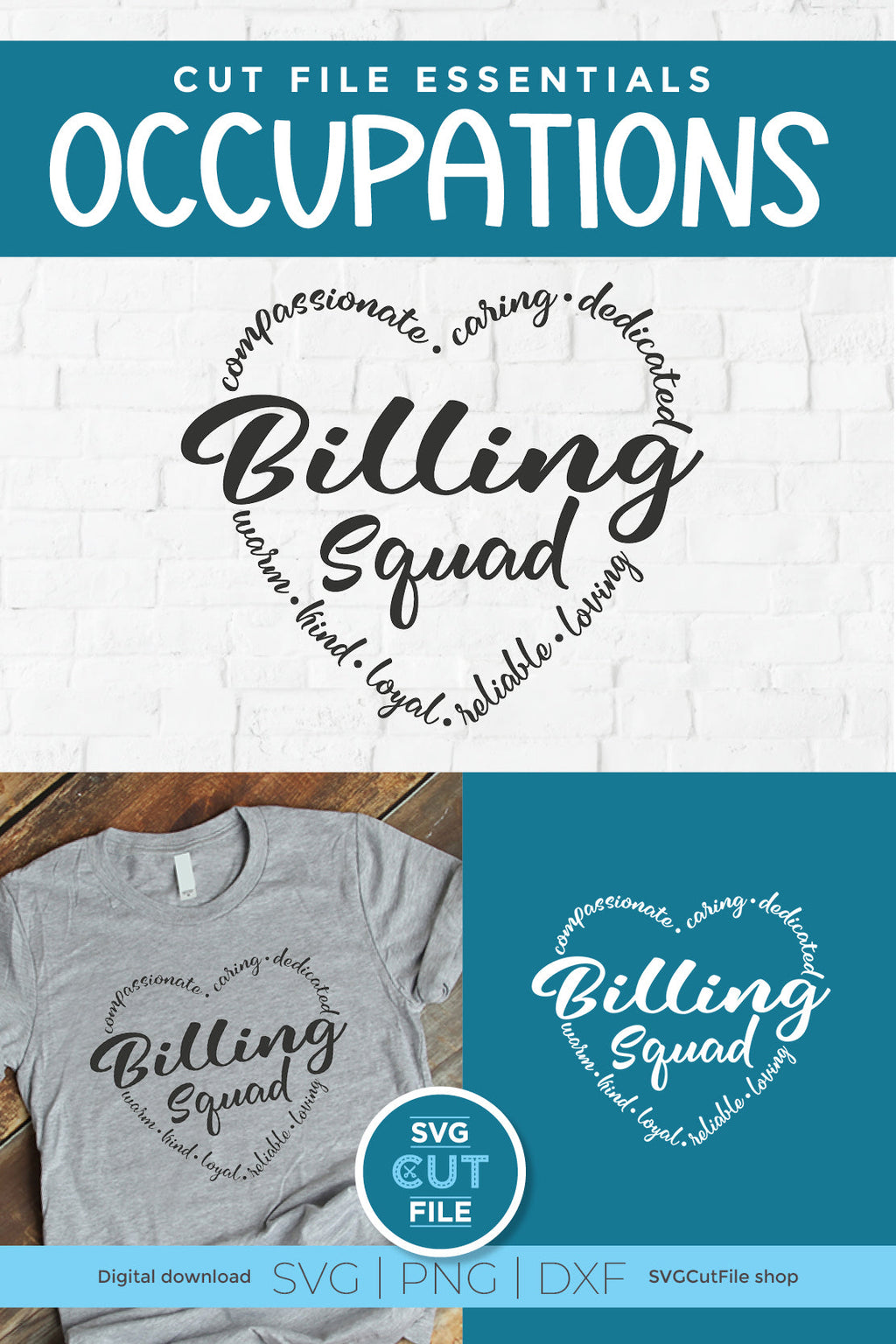 Billing squad svg, billing clerk svg - So Fontsy