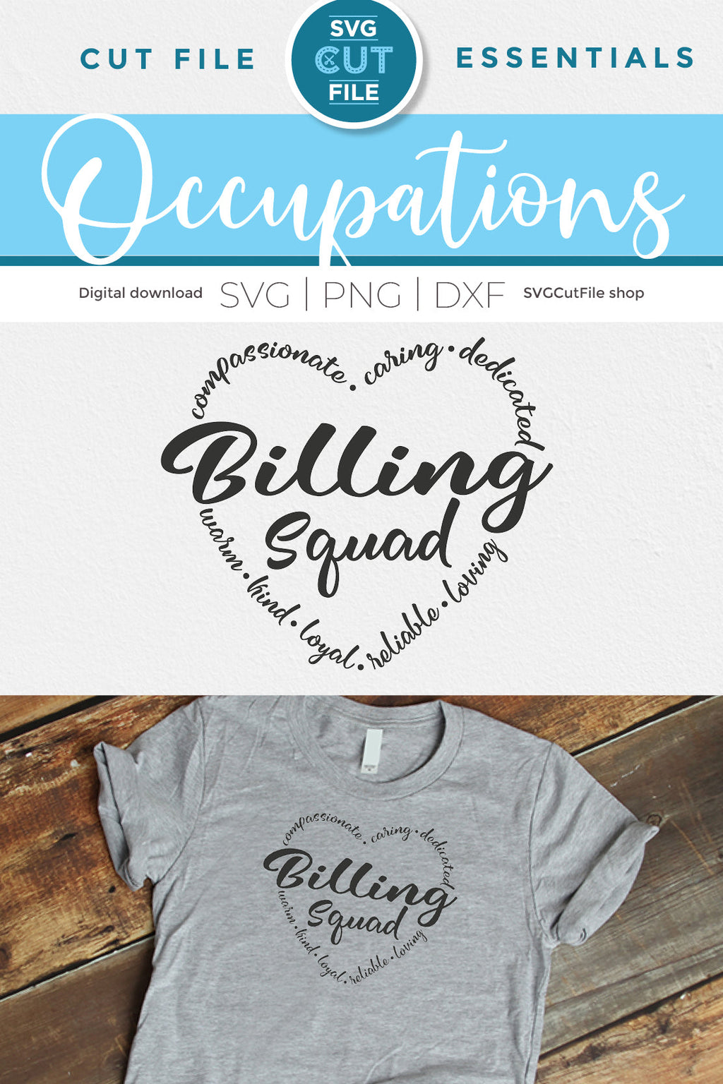 Billing squad svg, billing clerk svg - So Fontsy
