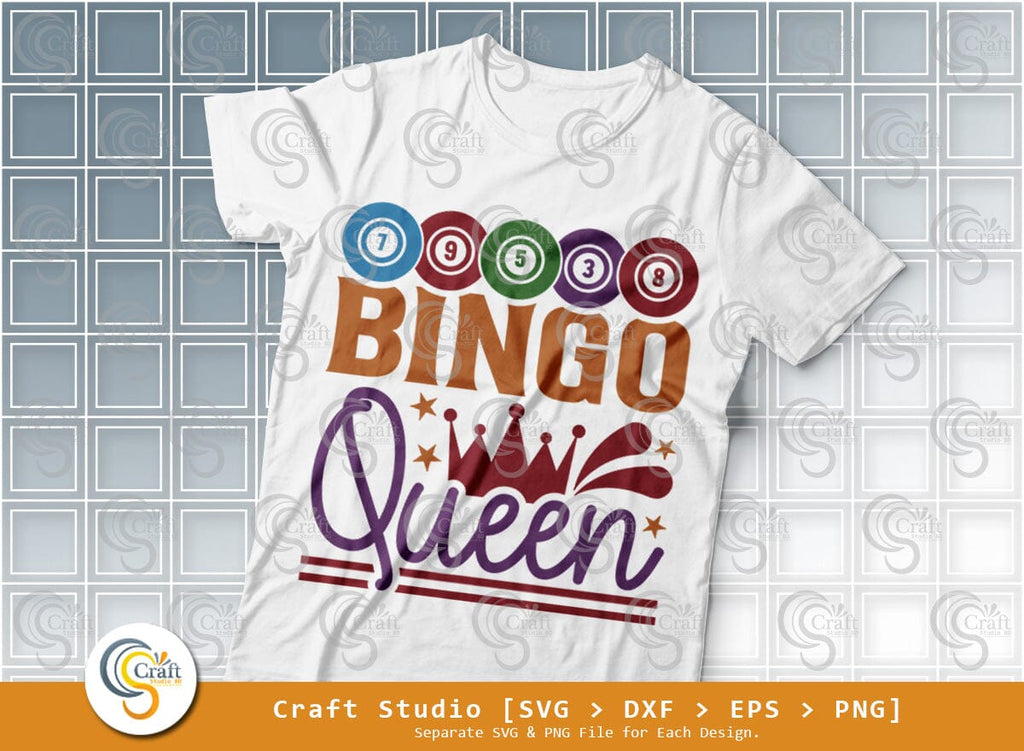 Bingo SVG Bundle, Bingo gift Svg, Bingo Games Svg, Crazy Bingo Svg ...
