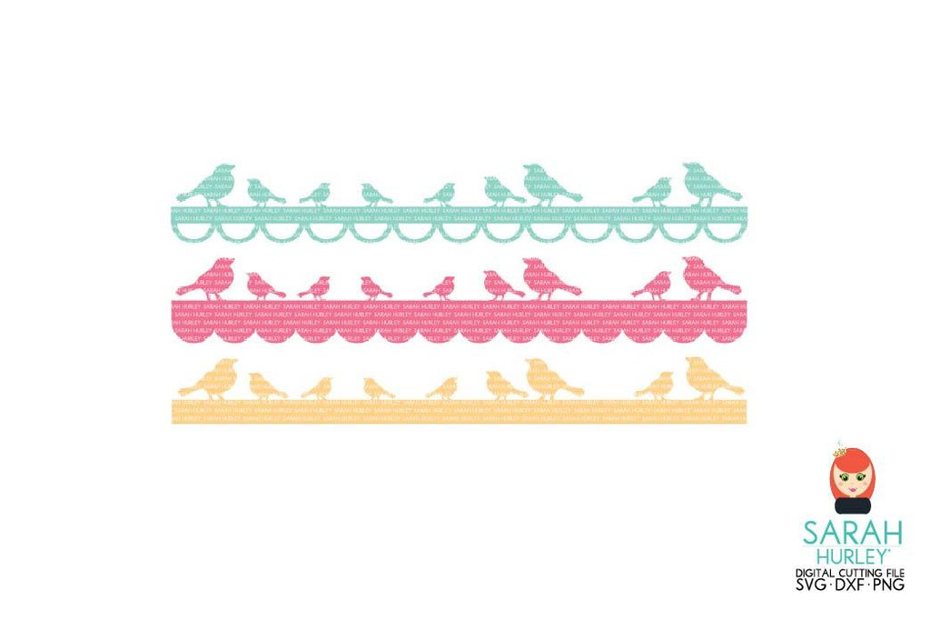 Bird Border Set - So Fontsy
