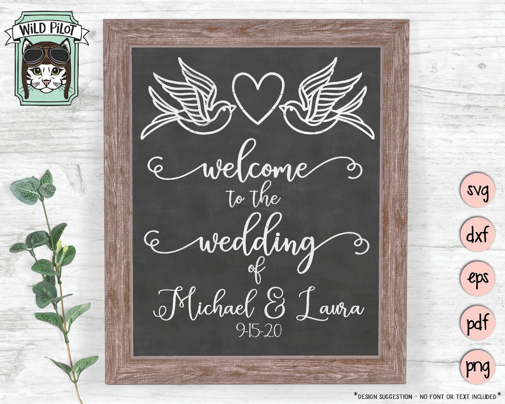 Bird Heart Border SVG Cut File - So Fontsy