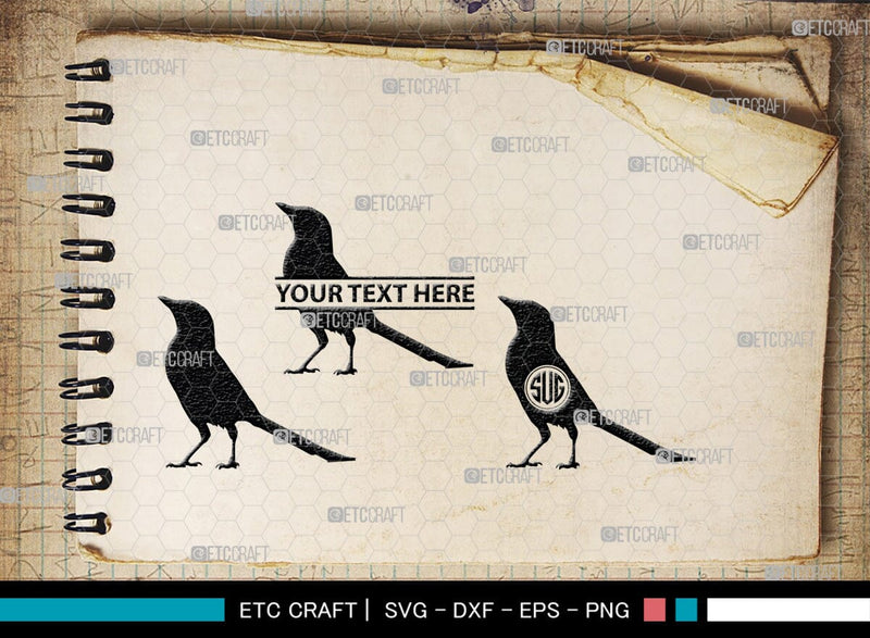 Bird Monogram, Bird Silhouette, Bird SVG, Parrot Svg, Sparrow Svg ...