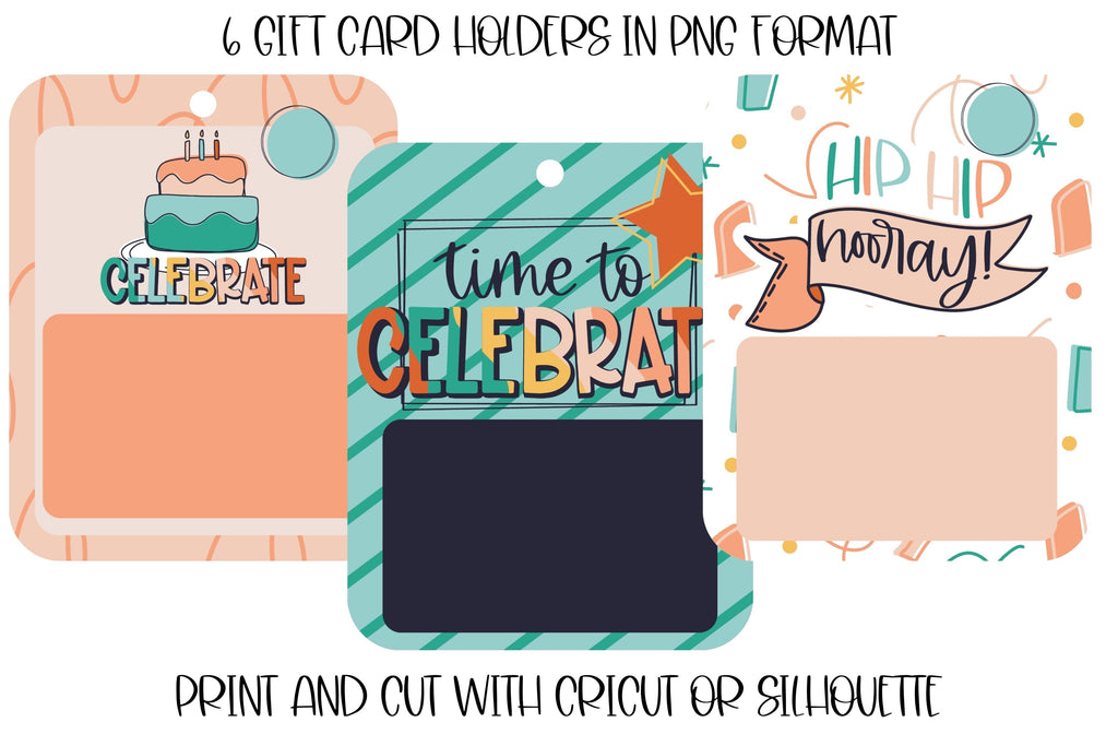 Birthday Gift Card Holder, Happy Birthday PNG, Birthday Money Holder ...