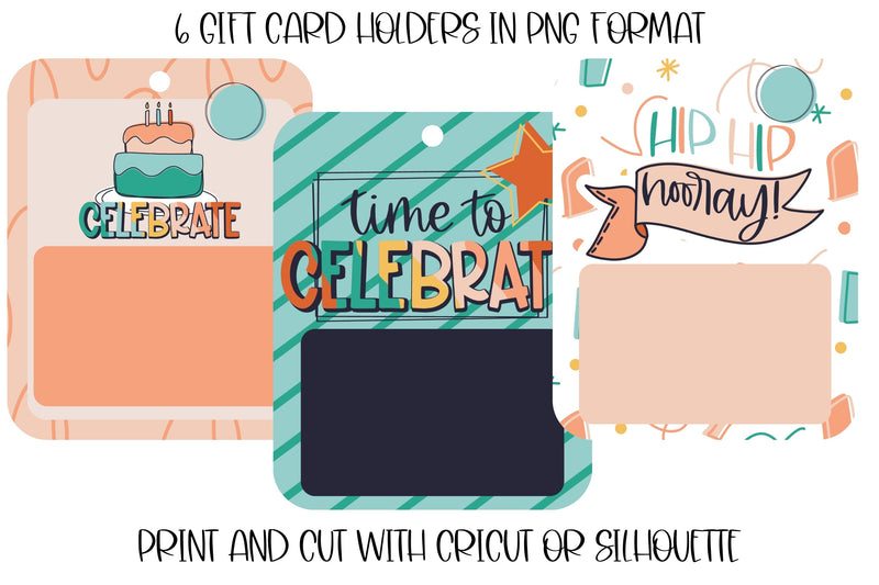 Birthday Gift Card Holder, Happy Birthday PNG, Birthday Money Holder ...