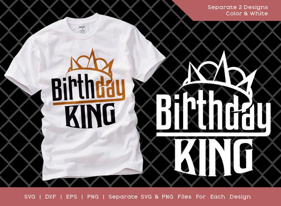 Birthday King SVG Cut File | Kids Birthday Svg | Birthday Gift | Funny ...