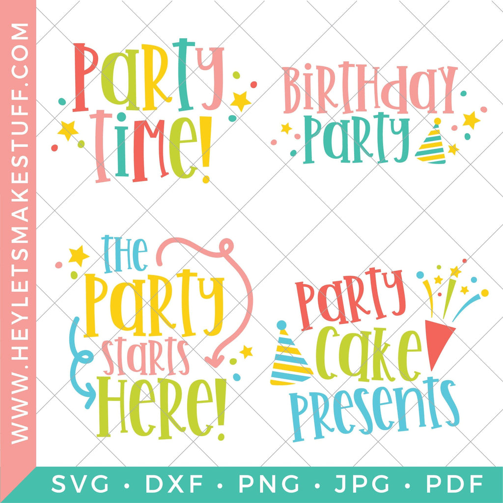 Birthday Party Bundle - So Fontsy