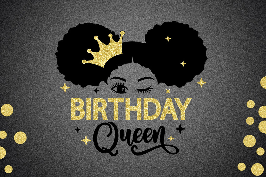 Birthday Queen Svg, Black Girl Svg, Crown, Princess Svg, Melanin Queen ...