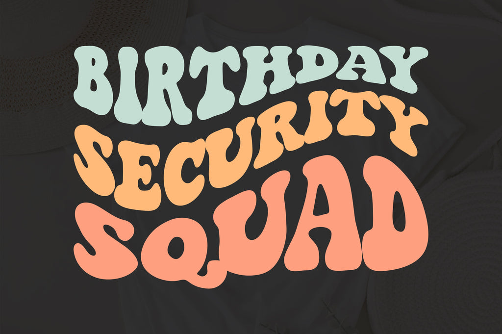 Birthday Security Squad svg, Funny Birthday Party svg, Birthday svg ...