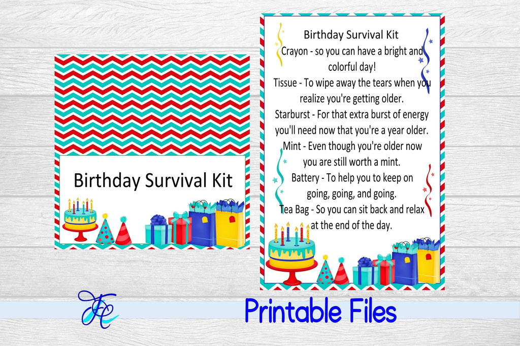 Birthday Survival Kit - So Fontsy