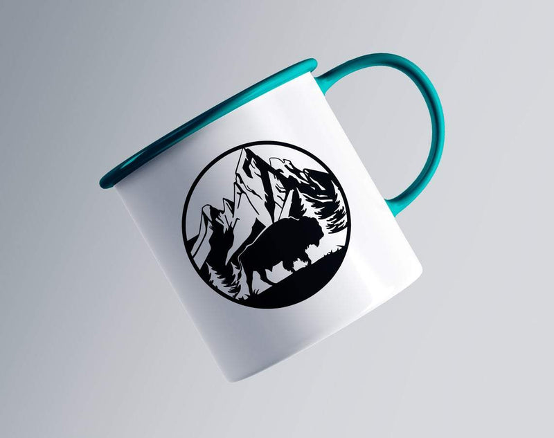 Bison svg, dxf files for plasma, buffalo svg, mountain svg, western svg ...
