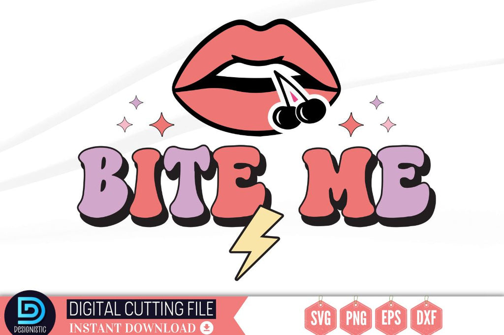 Bite me SVG - So Fontsy