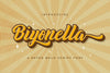 Biyonella - Retro Bold Script Font - So Fontsy