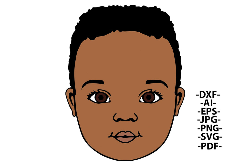 Black Boy Svg, Peekaboo boy Svg, Little Black Boy, Black Kid, Afro Boy ...